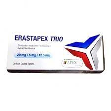 ERASTAPEX TRIO 20MG /5MG /12.5MG 30 TAB – Doctor M Pharmacy
