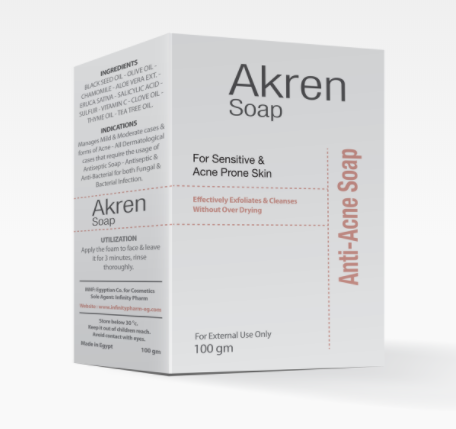 INFINITY AKREN SOAP 100GM – Doctor M Pharmacy
