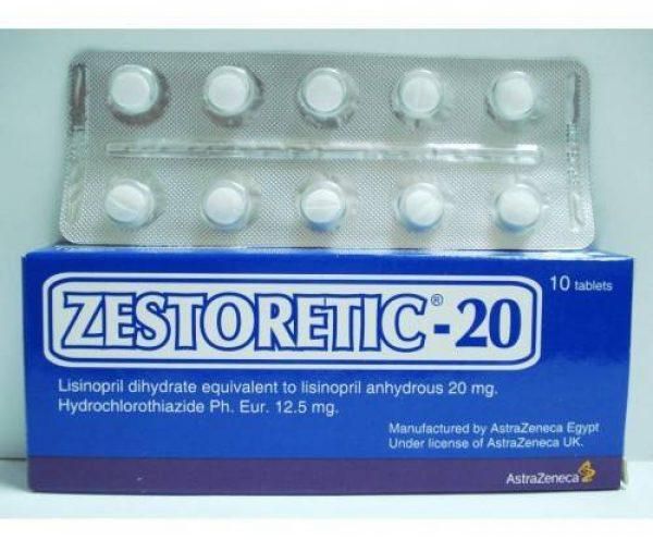 ZESTORETIC 20 MG 10 TAB – Doctor M Pharmacy