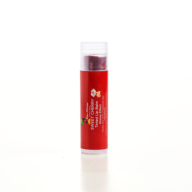 RAW AFRICAN SWEET CHERRY TINTED LIP BALM – Doctor M Pharmacy