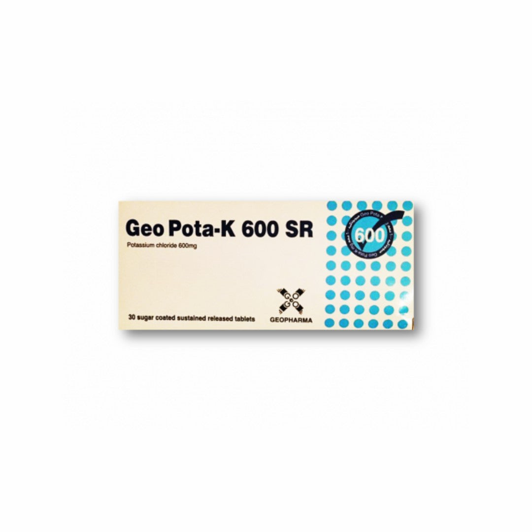 GEO POTA-K 600 SR 30 TAB – Doctor M Pharmacy
